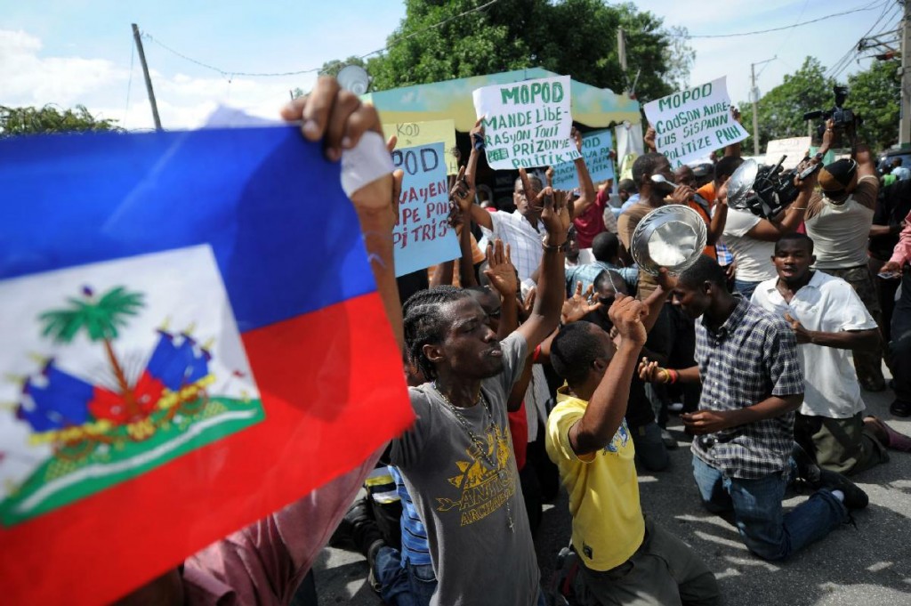 Protesters Rally In Haiti Capital Demanding Vote The Haitian Times