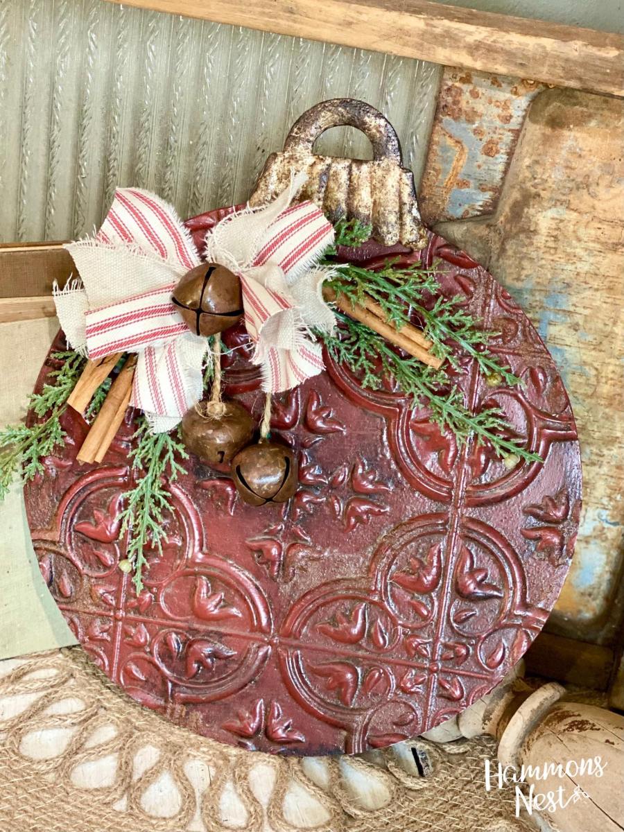 Rustic Makeover On Dollar Tree Christmas Ornament Hammons Nest