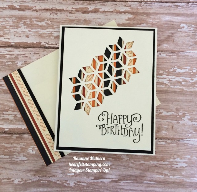 An Eclectic Masculine Birthday Heartfelt Stamping