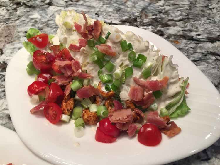 Iceberg Wedge Salad He Cooks 4 Me