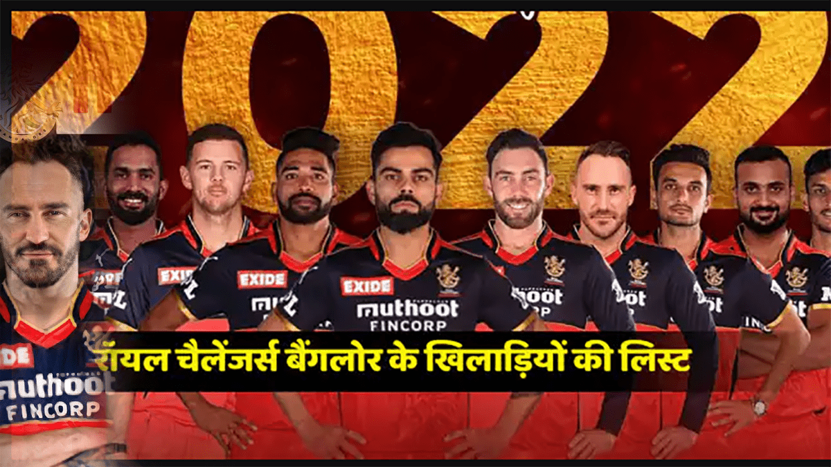 Rcb 2022 Team Ipl Schedule 2022 Squad Players List Venue