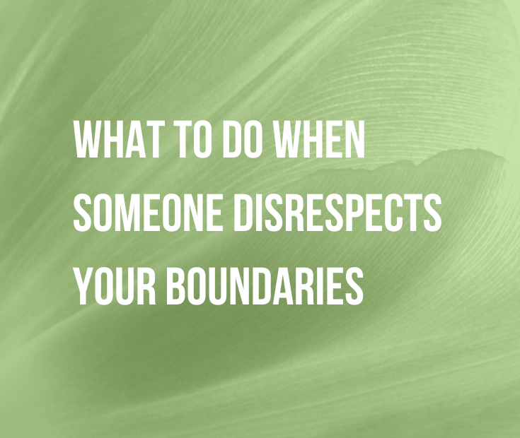 What To Do When Someone Disrespects Your Boundaries Hush Your Mind
