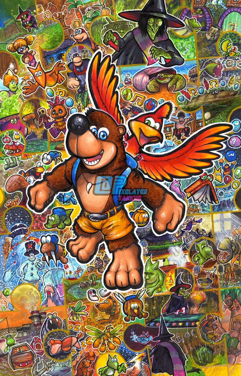 Printable Banjo Kazooie Papercraft Printable Papercra