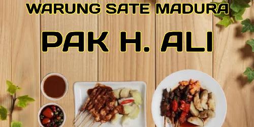 Daftar Harga Menu Delivery Warung Sate Madura Pak H Ali Jakarta