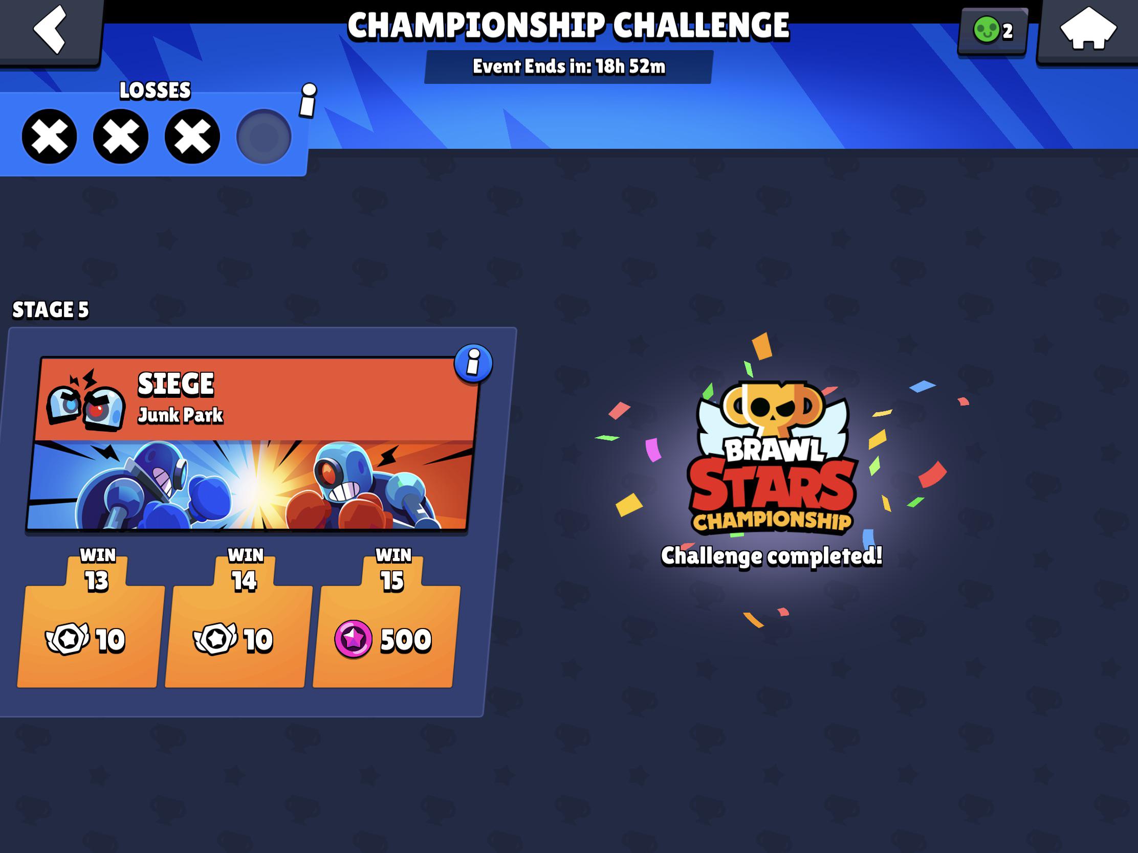 Brawl Stars 15 Win Challenge Rewards