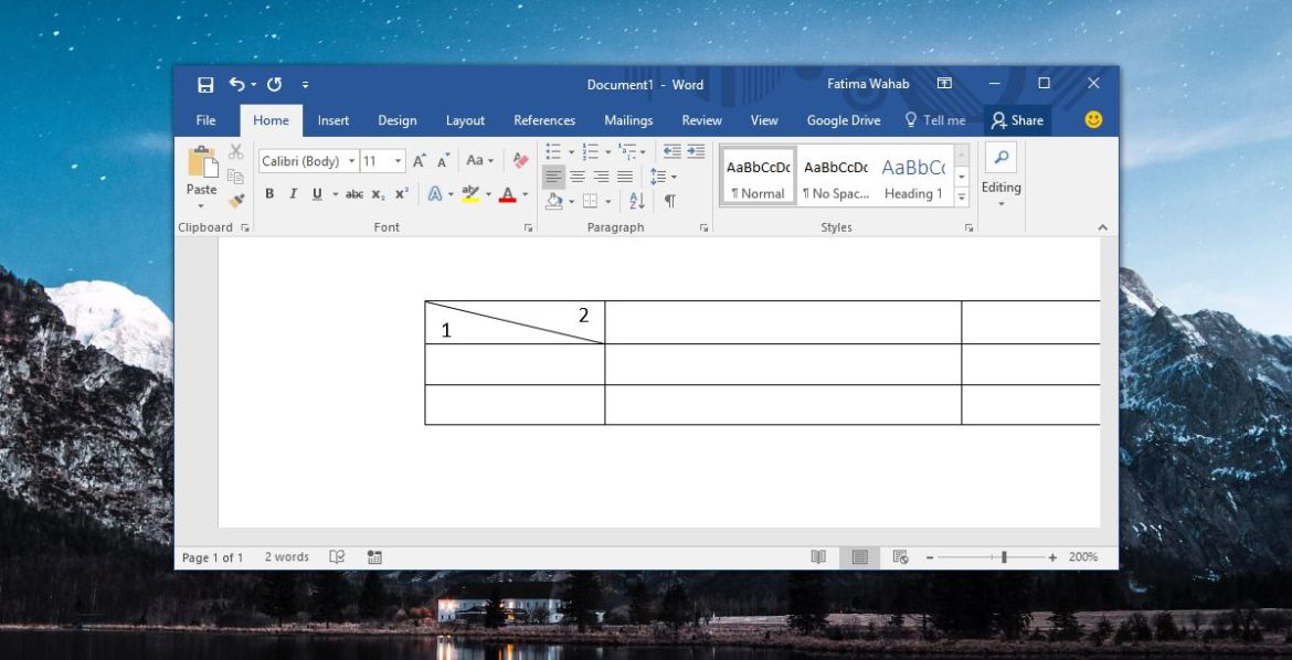 Comment Diviser En Diagonale Une Cellule Dans Ms Word Moyens Io