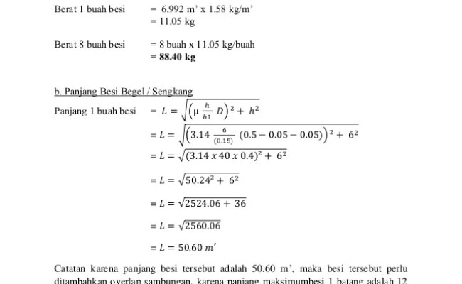 Cara Menghitung Volume Besi Spiral Andrea Parsons Bilarasa