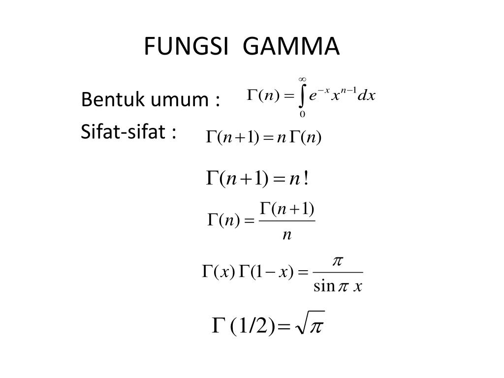 Yuk Belajar 8 Contoh Soal Dan Penyelesaian Fungsi Gamma Terlengkap