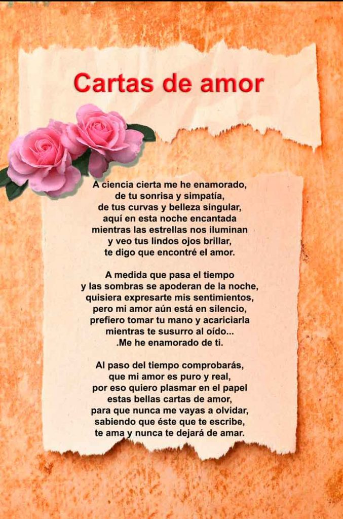 Bonitas Cartas De Amor Para Mi Novia Para Llorar Largas Bonitas Frases