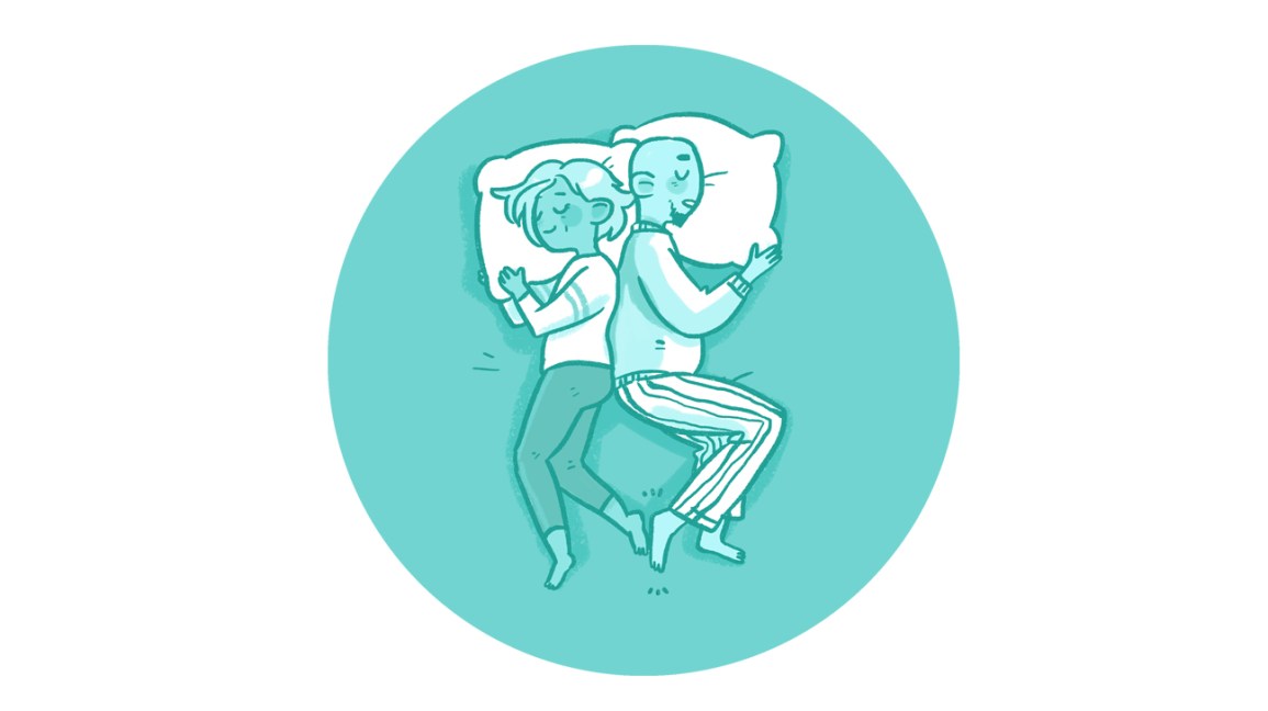 Sleep Cuddling Pose Reference Spooning And Resting Your Head On Your