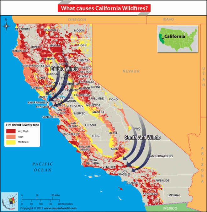 What Causes California Wildfires Answers