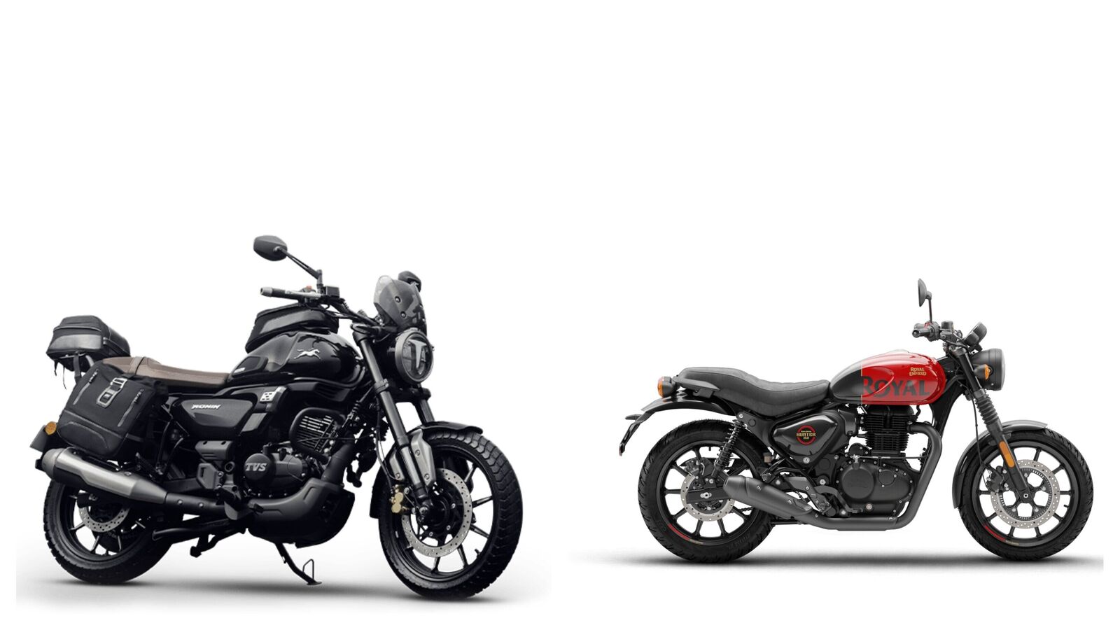 Royal Enfield Hunter 350 Vs Tvs Ronin 225 Prices Specs And Features