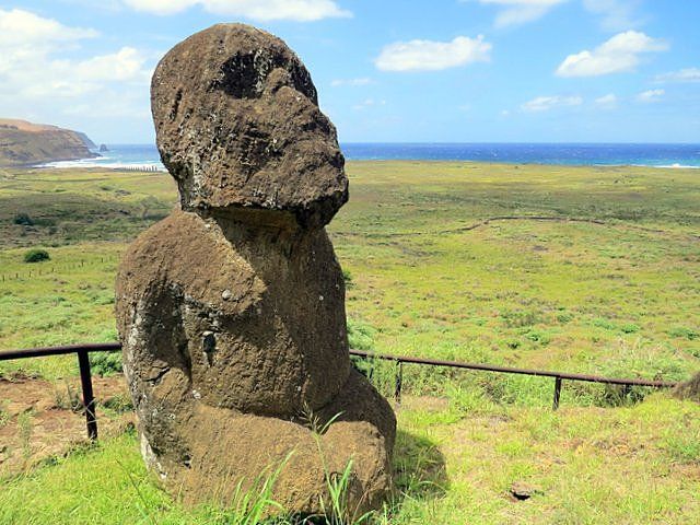 Tukuturi Moai The Kneeling Moai Statue Of Easter Island