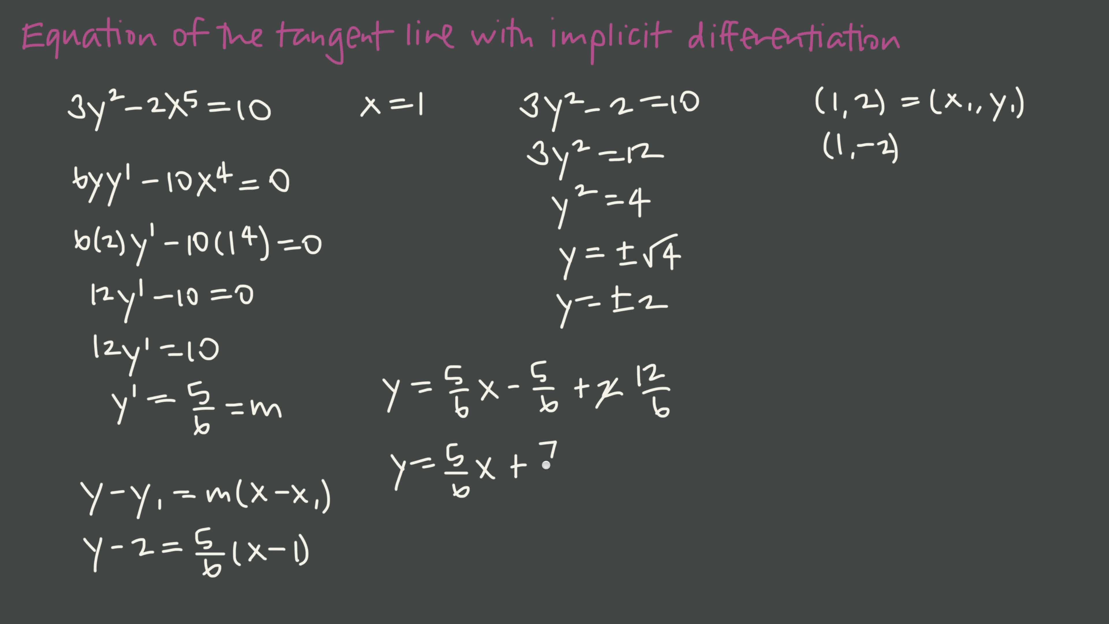 How To Equation Of Tangent Line Tessshebaylo