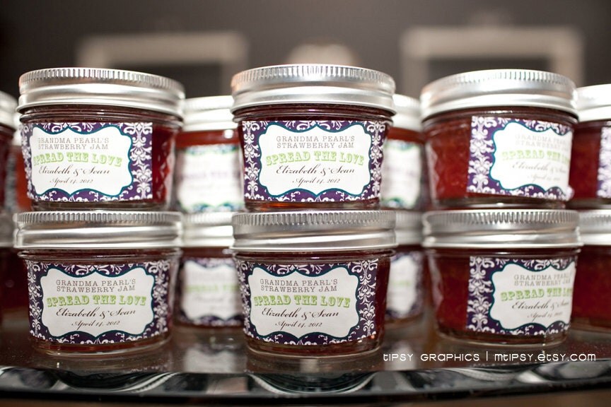 Spread The Love Jam Packed With Love Jam Label Design Printable File