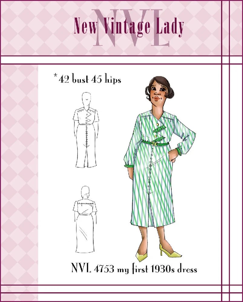 New Vintage Lady Fabulous Plus Size Sewing Patterns Violets