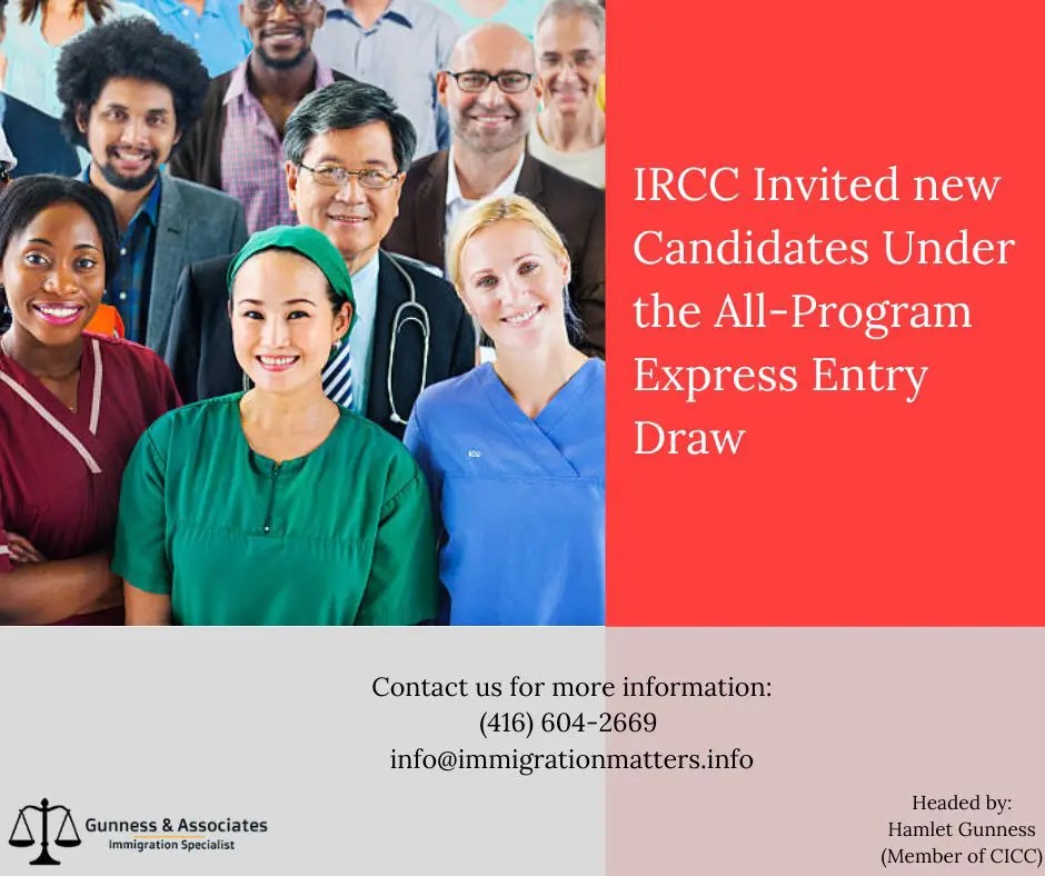 Ircc Invited New Candidates Under The All Program Express Entry Draw