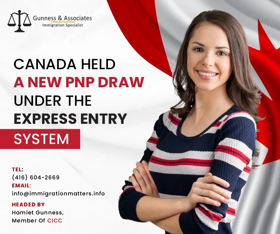 Canada Held A New Pnp Draw Under The Express Entry System Immigration