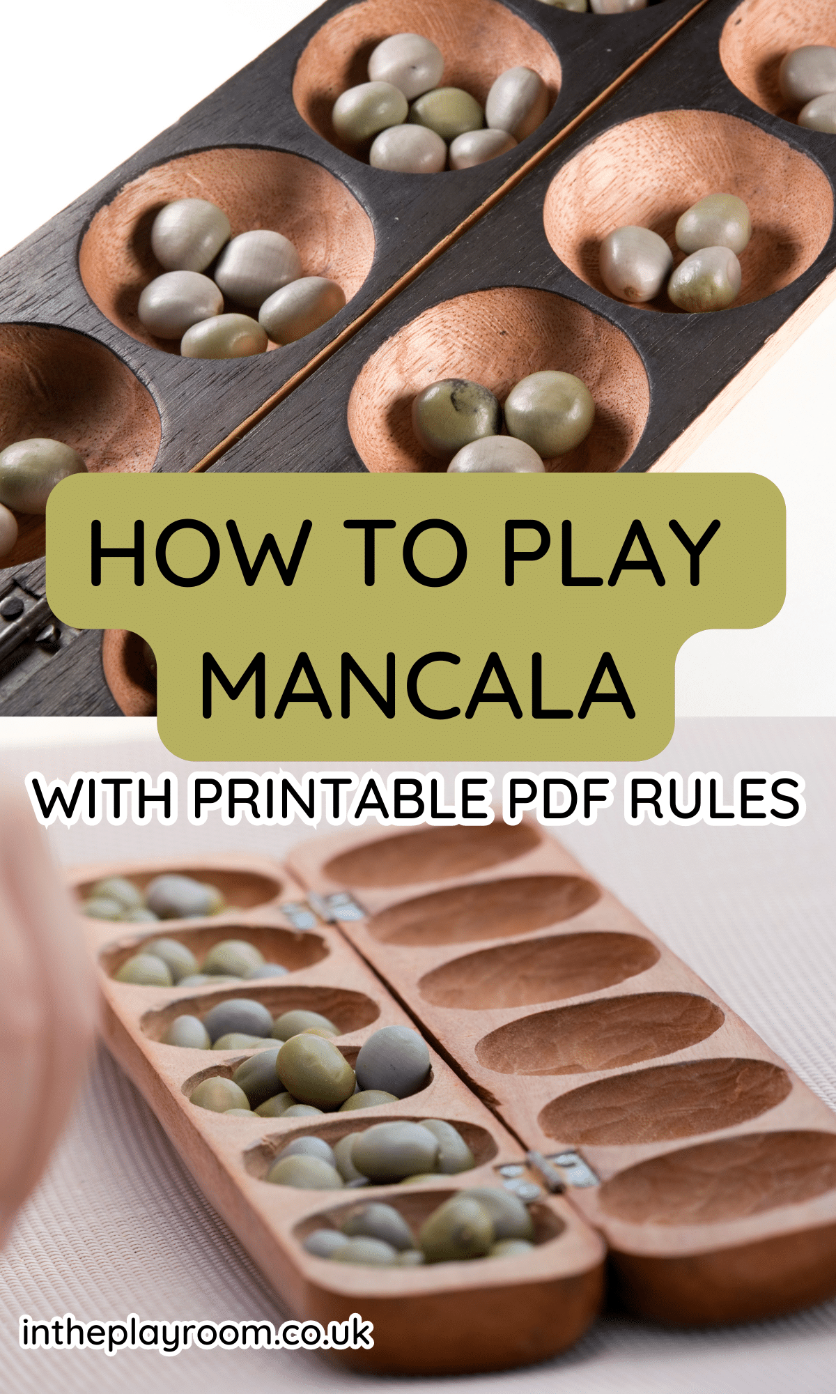 How To Play Mancala Board Game Rules And Instructions In The Playroom