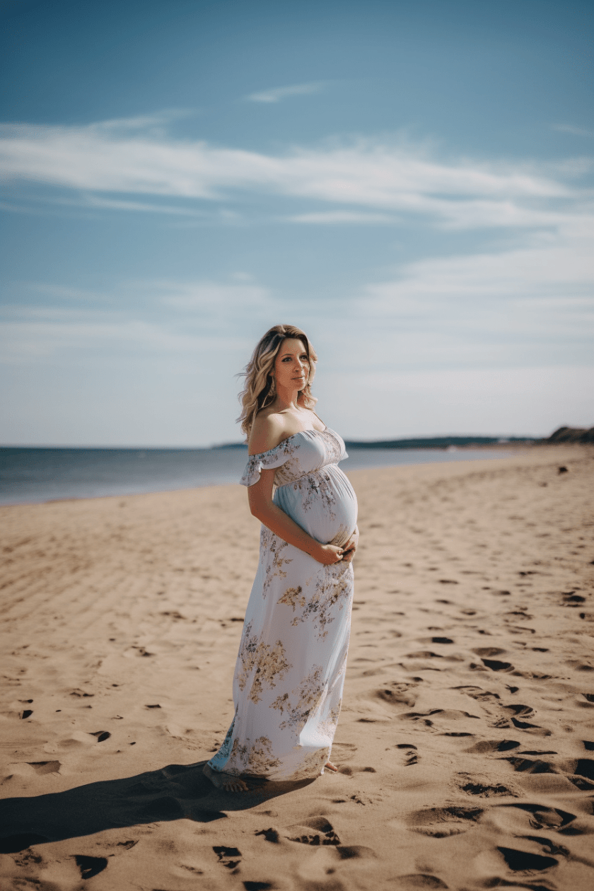 55 Cute Summer Maternity Photoshoot Ideas In The Playroom