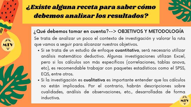 Análisis De Resultados En El Proceso Investigativo Investigaciones