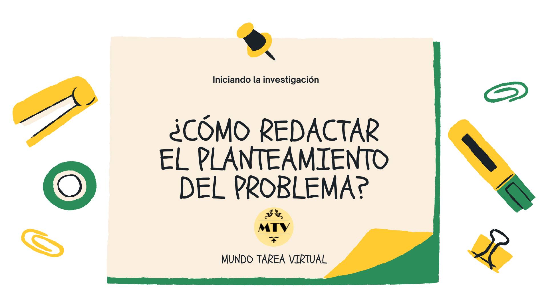 Tips Para Redactar El Planteamiento Del Problema En Una Investigación