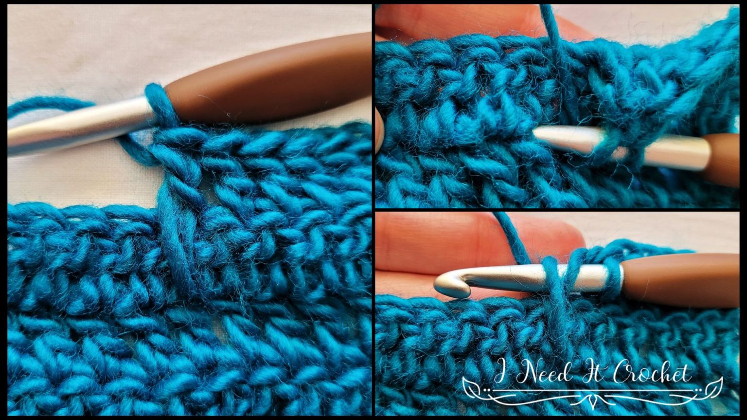 Spike Double Crochet Stitch Tutorial · I Need It Crochet Designs