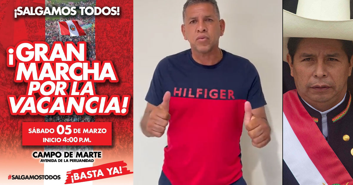 Puma Carranza Invita Este 5 De Marzo A La Gran Marcha Por La Vacancia