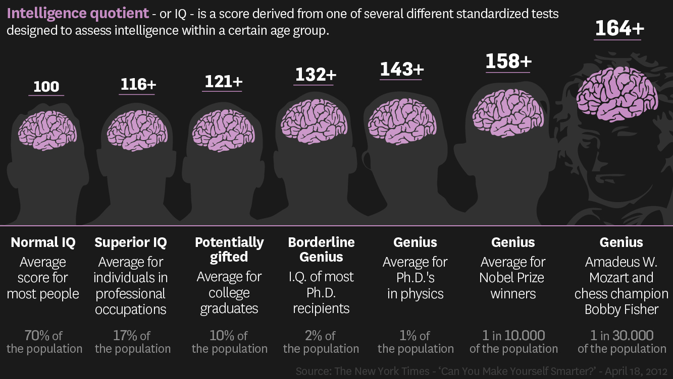 Intelligence Quotient Infographic Infographic List