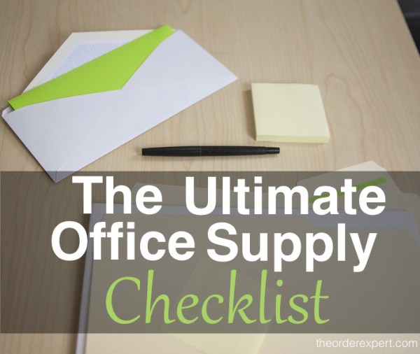 The Ultimate Office Supply Checklist Biggest Online Office Supplies Store