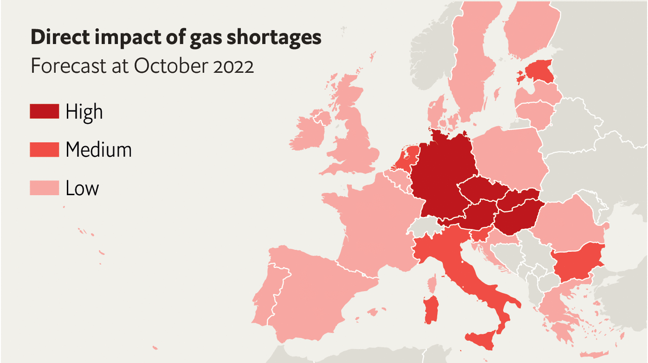 Countries Most At Risk From Europes Energy Crisis Business News