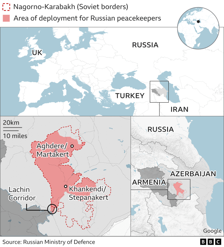 Nagorno Karabakh Fuel Depot Blast Kills 20 As Refugee Count Doubles