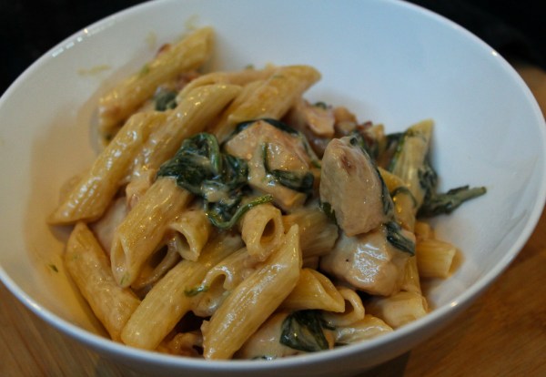 Creamy Lemon Chicken And Spinach Penne Icing On The Steak