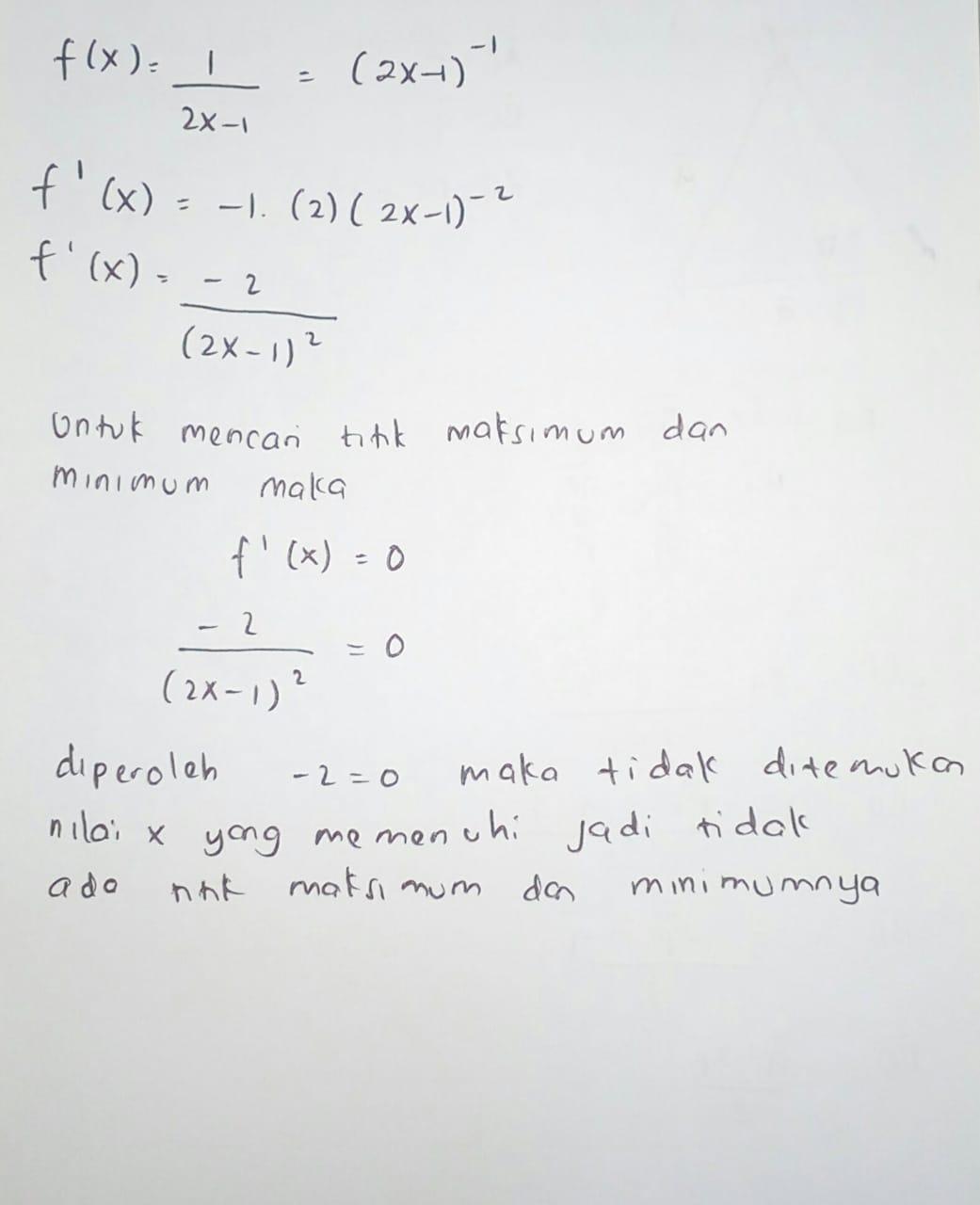 Cara Mencari Nilai Maksimal Dan Minimal Rumus Nilai Minimum Cara