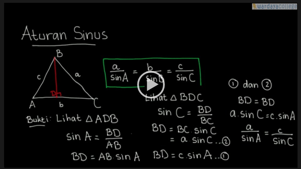 Contoh 10 Soal Aturan Sinus Dan Cosinus Beserta Jawabannya Contoh