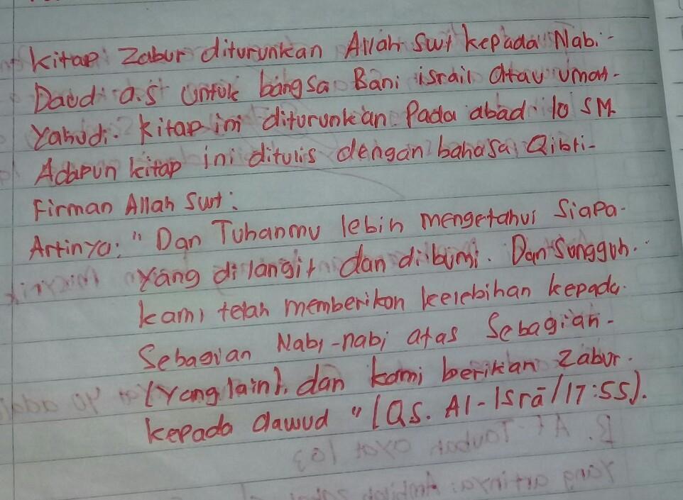 Kitab Zabur Bahasa Apa Perbedaan Kitab Suci 4 Agama Taurat Zabur