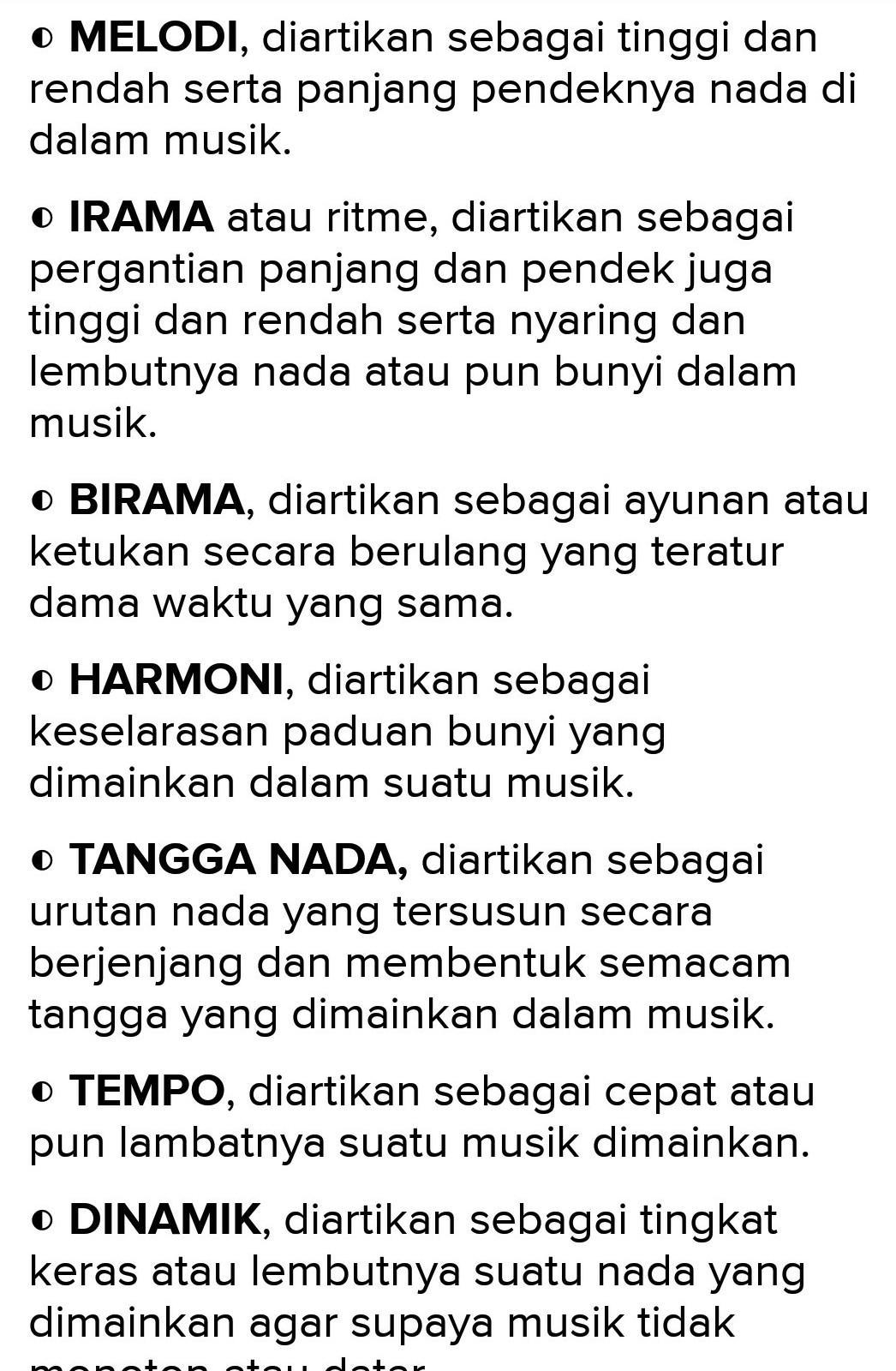 Unsur Seni Musik Ujian