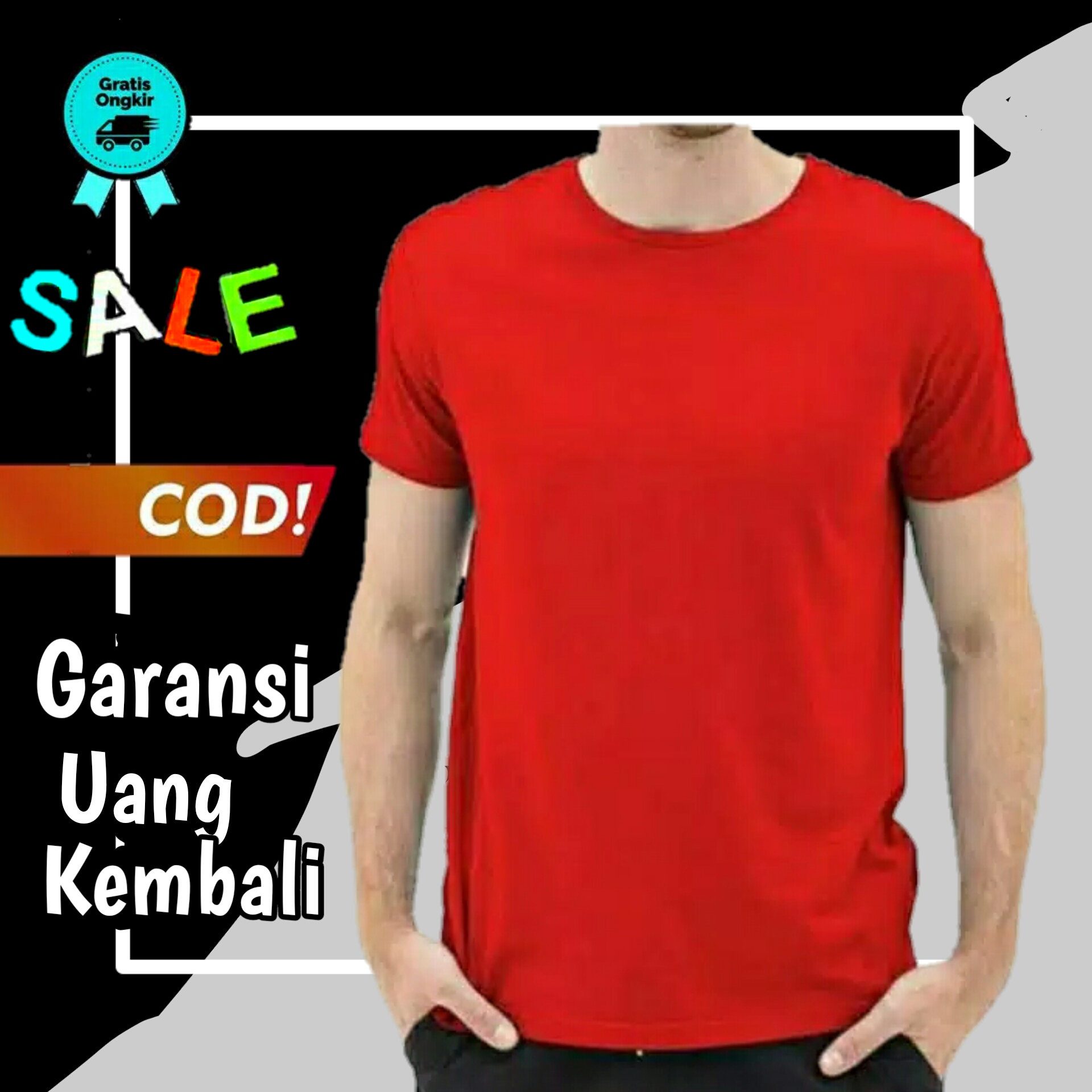 Desain Baju Polos Warna Merah Maroon Depan Belakang Natramedia