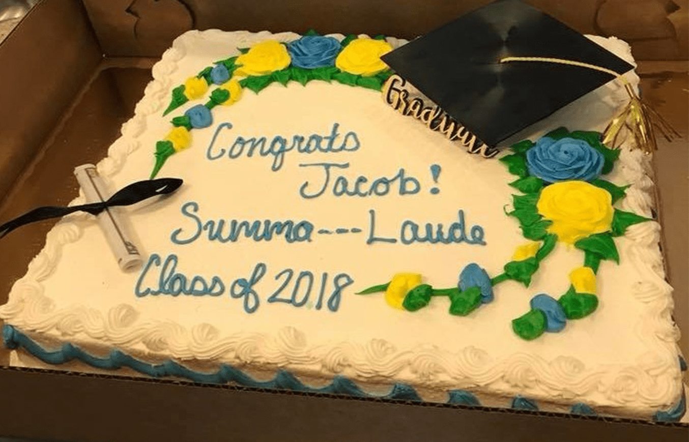 Grocery Store Censors Summa Cum Laude Graduation Cake