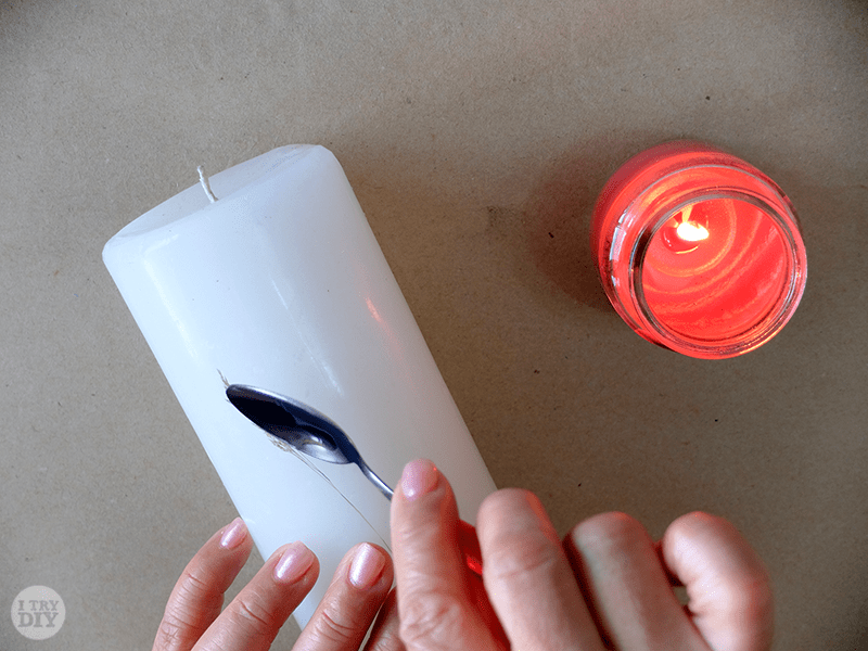 Pressed Flowers On Candles I Try Diy