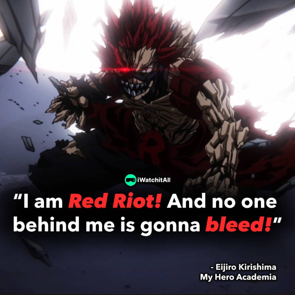 15 Eijiro Kirishima My Hero Academia Quotes Hq • Iwa