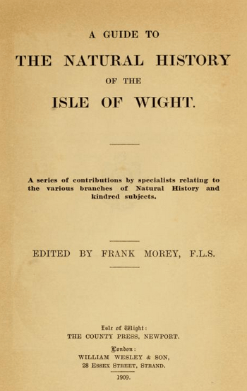 Isle Of Wight Natural History And Archaeological Society History