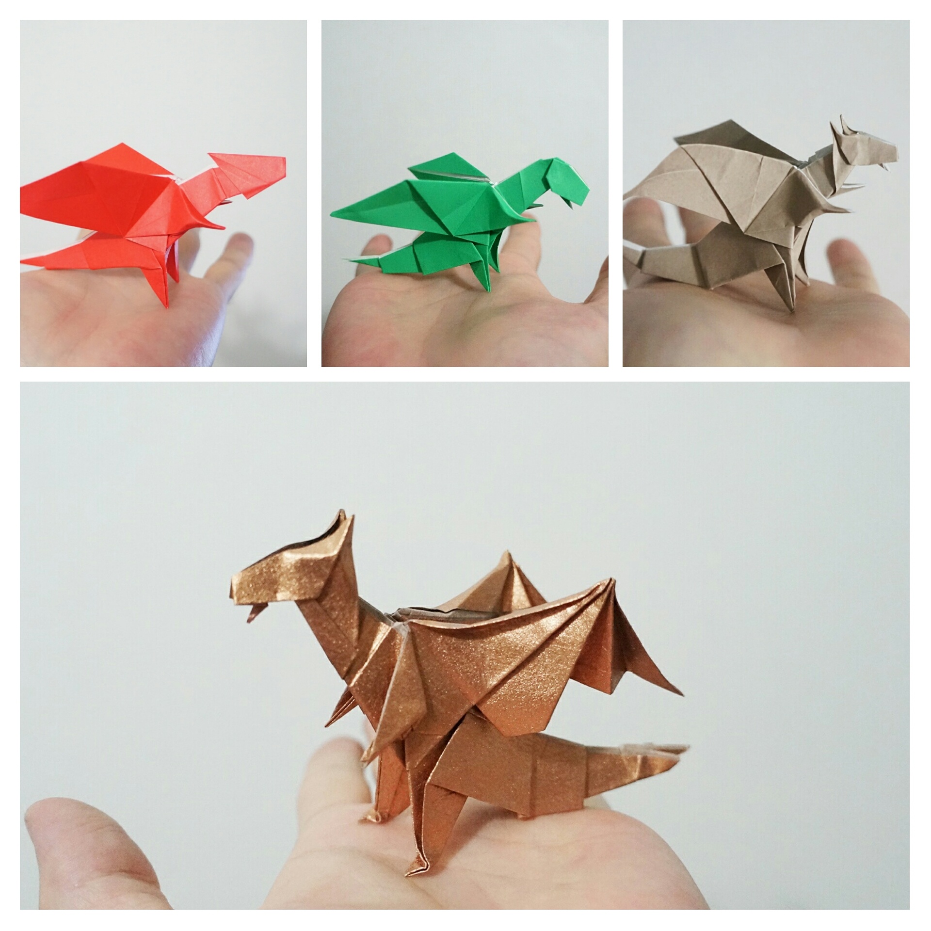 Origami Dragons Video And Diagrams Jo Nakashima