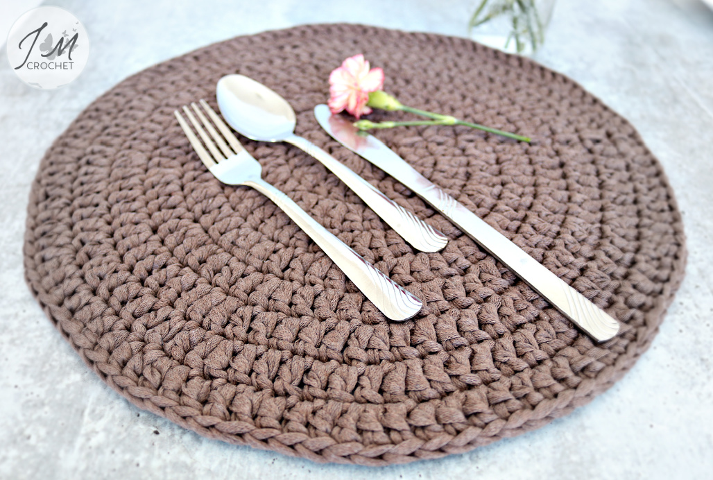 How To Crochet Round Placemats Tutorial Jonna Martinez