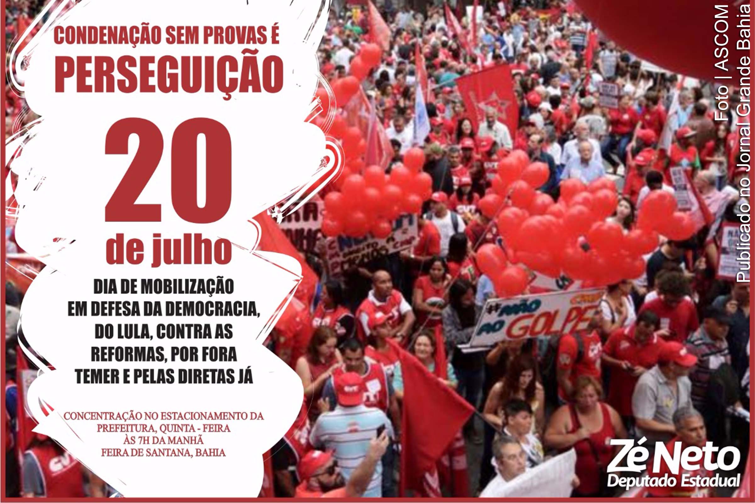 Movimentos Sociais Mobilizam População De Feira De Santana Em Defesa Do