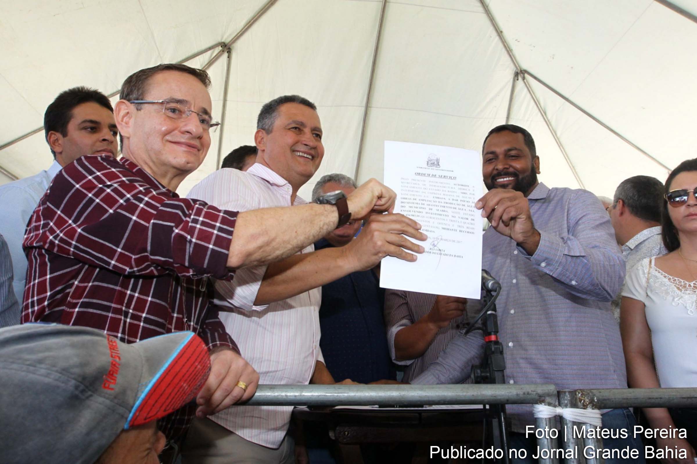 Em Seabra Governador Rui Costa Autoriza Construção Da Barragem De