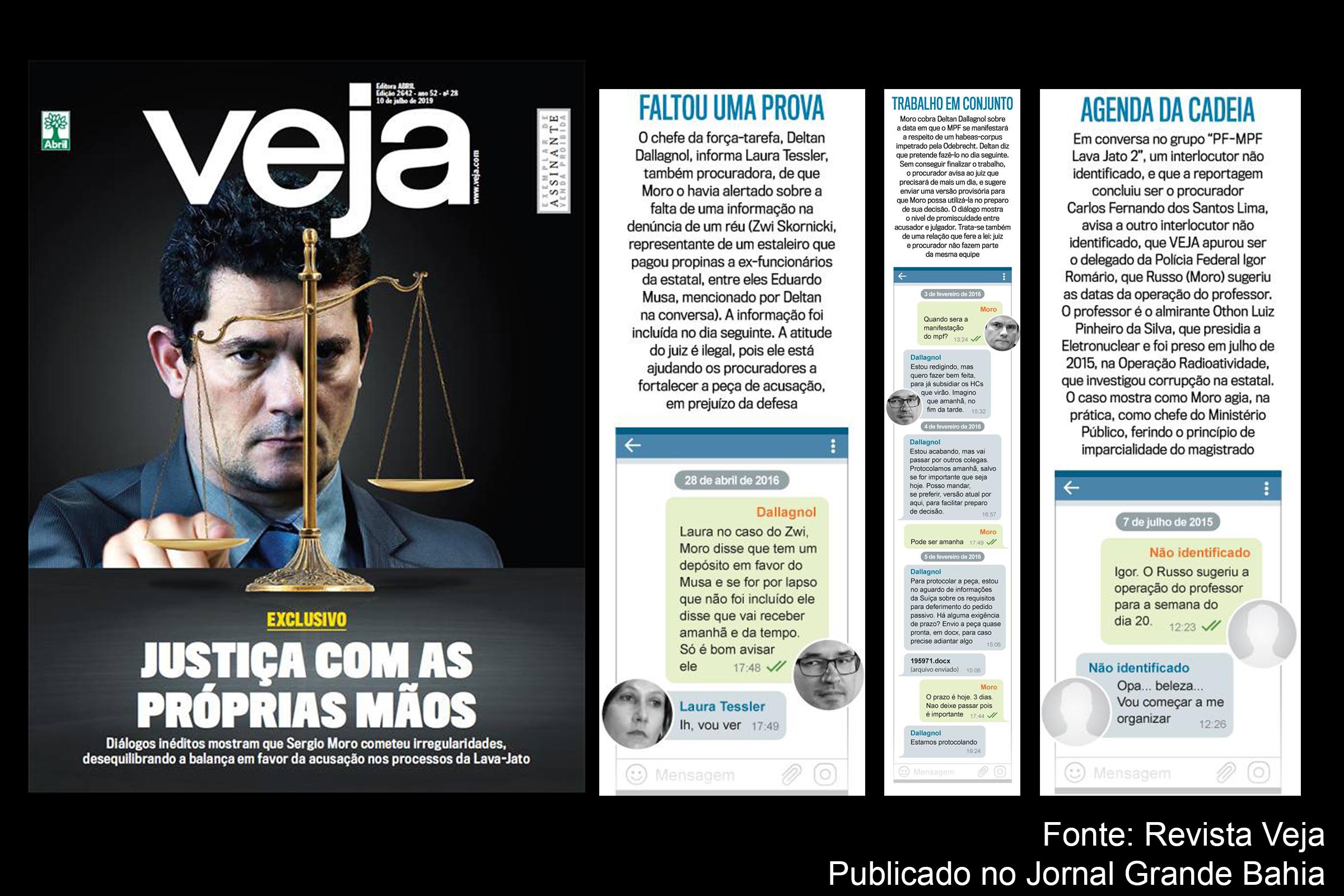 Em Reportagem De Capa Revista Veja Diz Que Sérgio Moro Fez “justiça