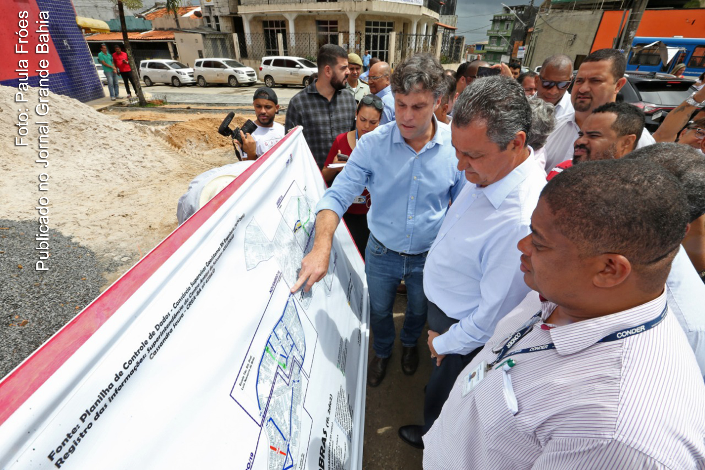 Governador Rui Costa Vistoria Obras De Pavimentação E Requalificação De