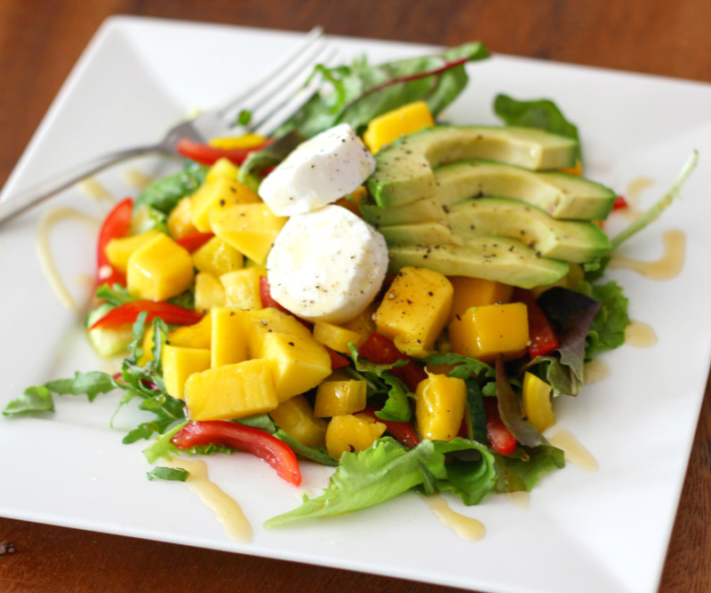 Recept Salade Met Mango Avocado En Geitenkaas