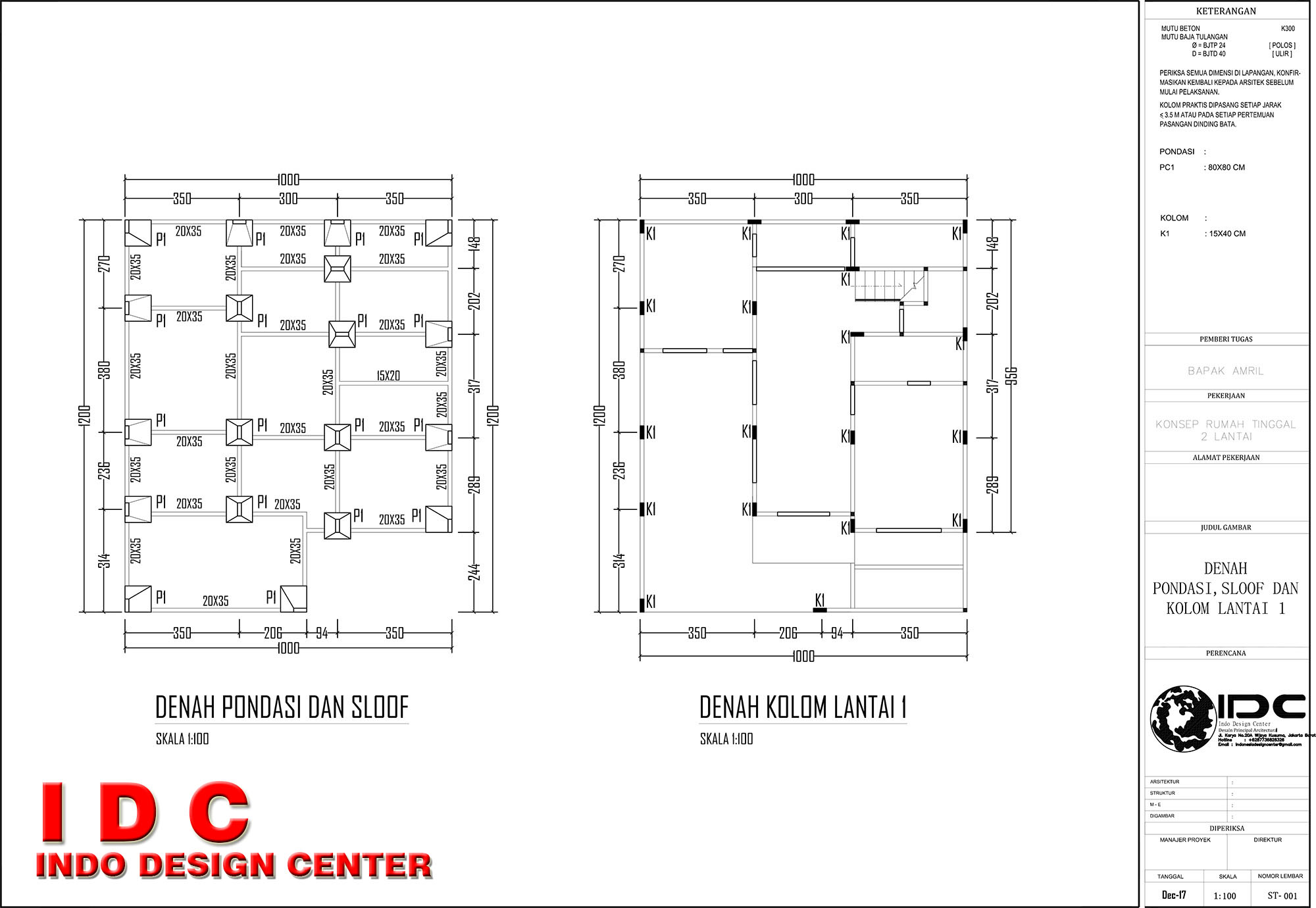 Gambar Kerja Rumah Minimalis 2 Lantai Lengkap Halaman 55 Indo Design